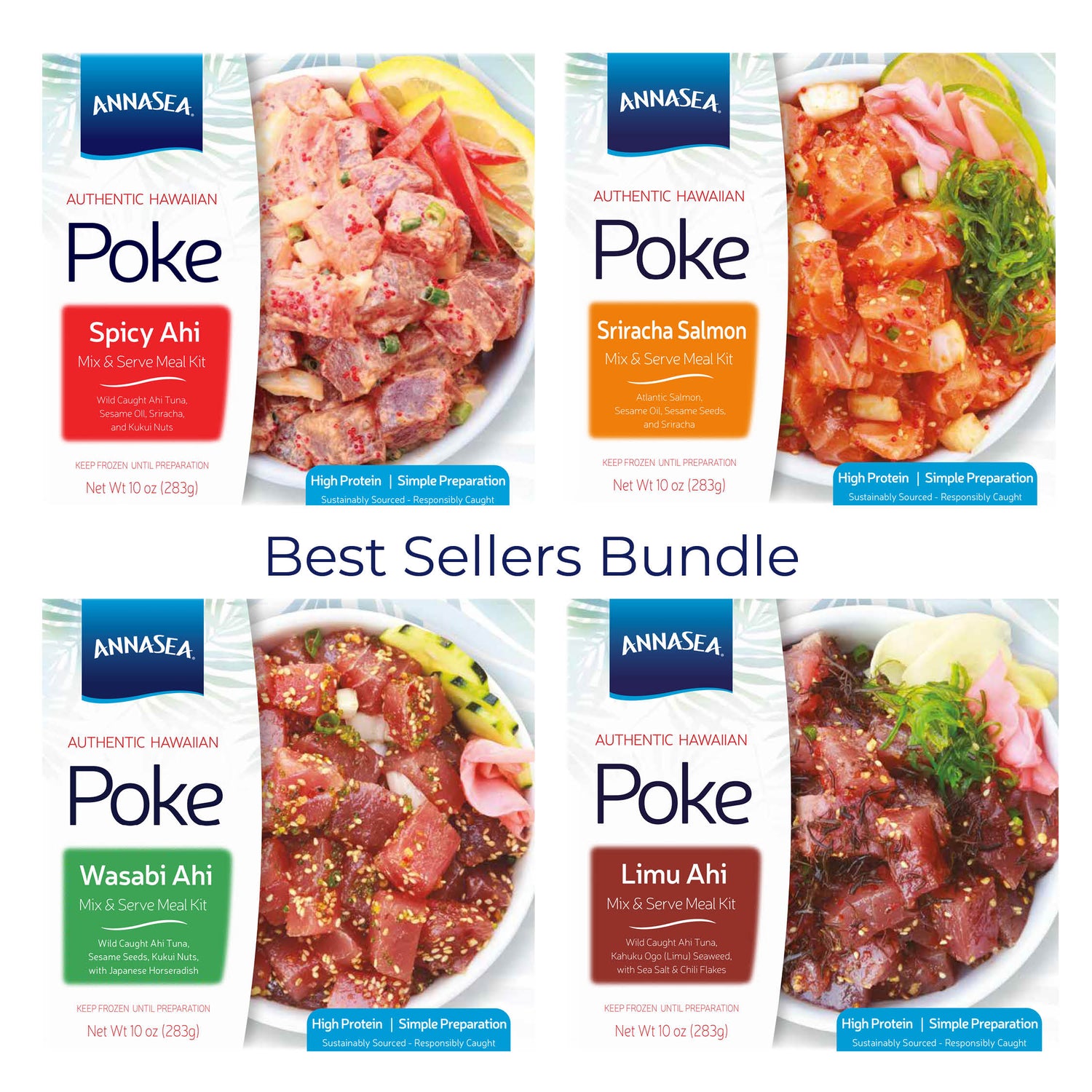 Frozen Poke Kit Bundles - 4 packs – Annasea